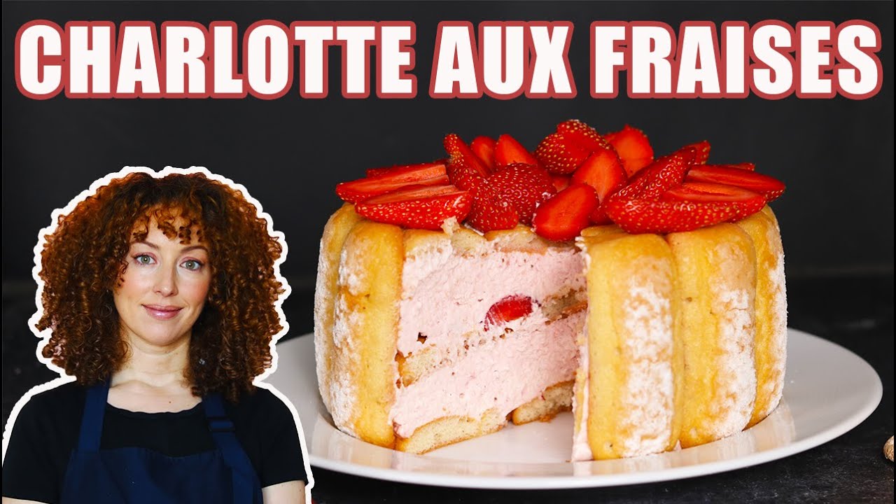 Charlotte aux fraises facile : recette onctueuse au mascarpone sans ...