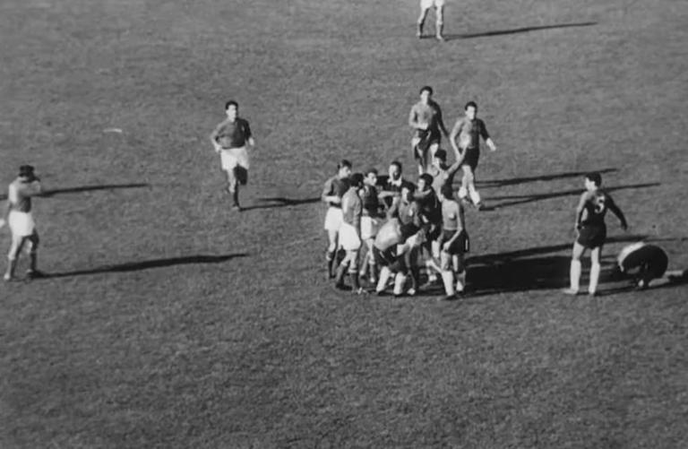 The most violent game in history that forced armed police to enter pitch