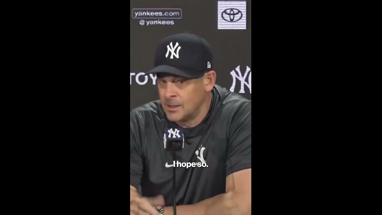 Aaron Boone says a specialist is still reviewing imaging on Aaron Judge ...