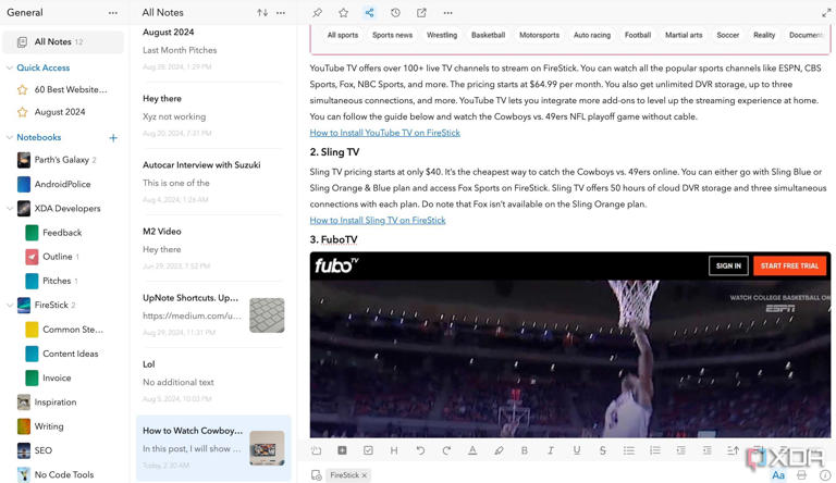 My favorite alternative to OneNote isn’t Notion or Obsidian: It’s ...