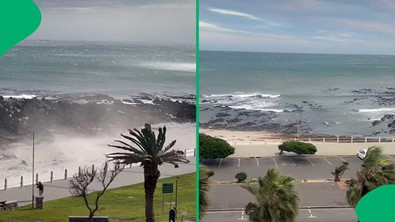 How do planes land?: Viral video shows extreme winds and wild seas ...