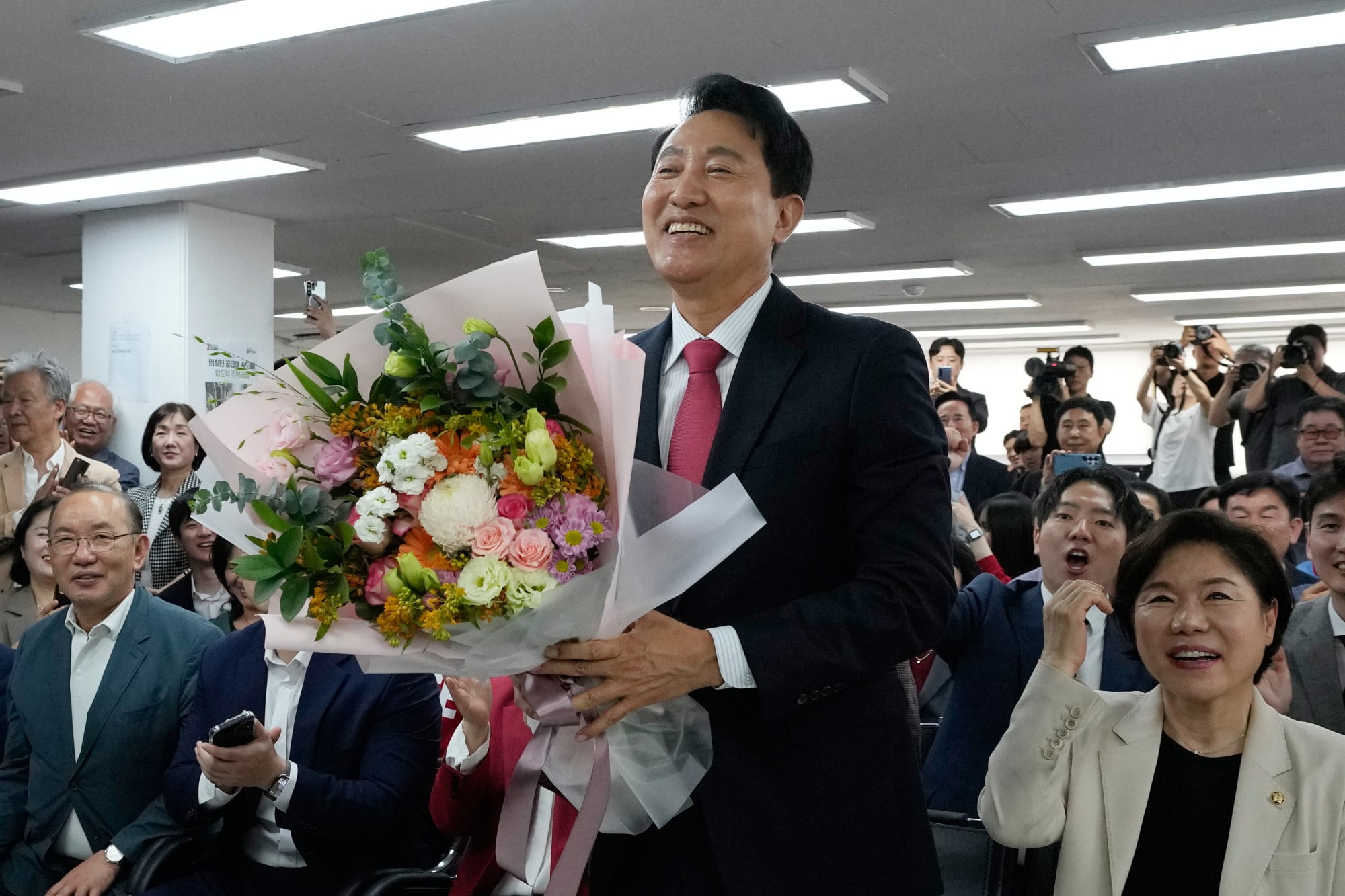 South Korean ruling party’s ‘flawed landslide’ election win dents Lee’s ...
