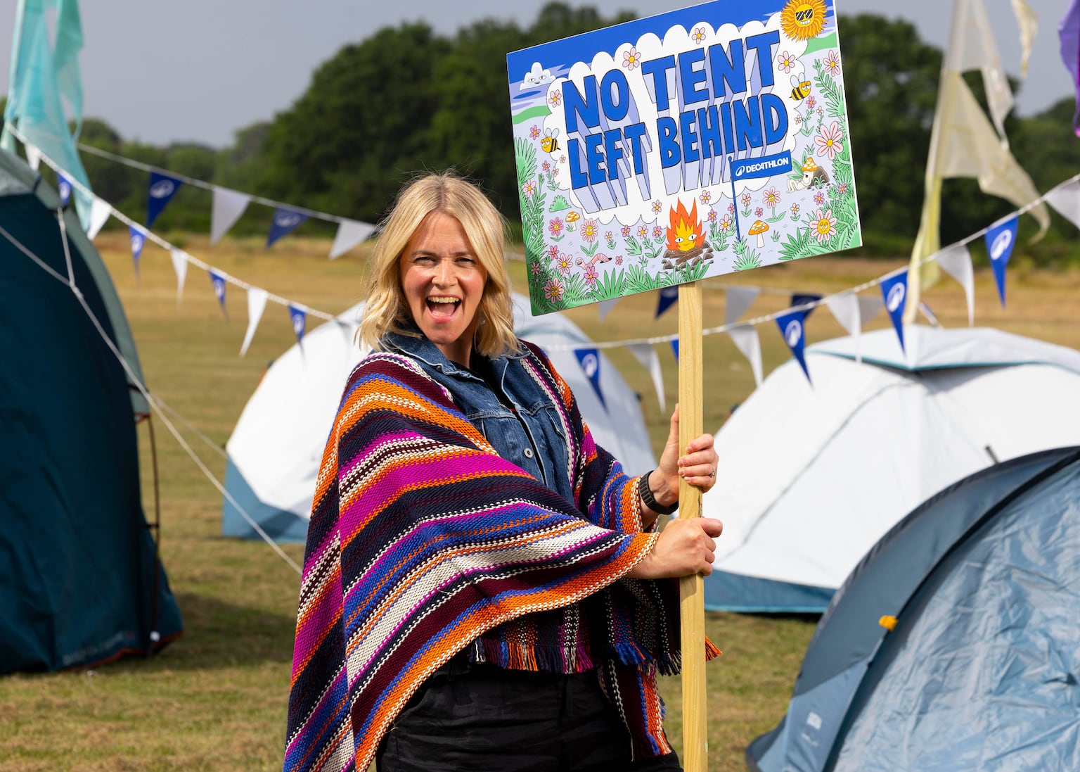 Decathlon offering cash refund to stop festival-goers abandoning tents