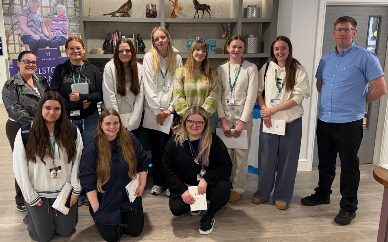 Generations unite at Wixams care home for a health and wellbeing session