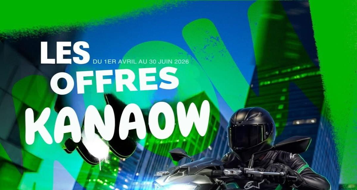 Kawaow, ces offres spéciales de Kawasaki étendues