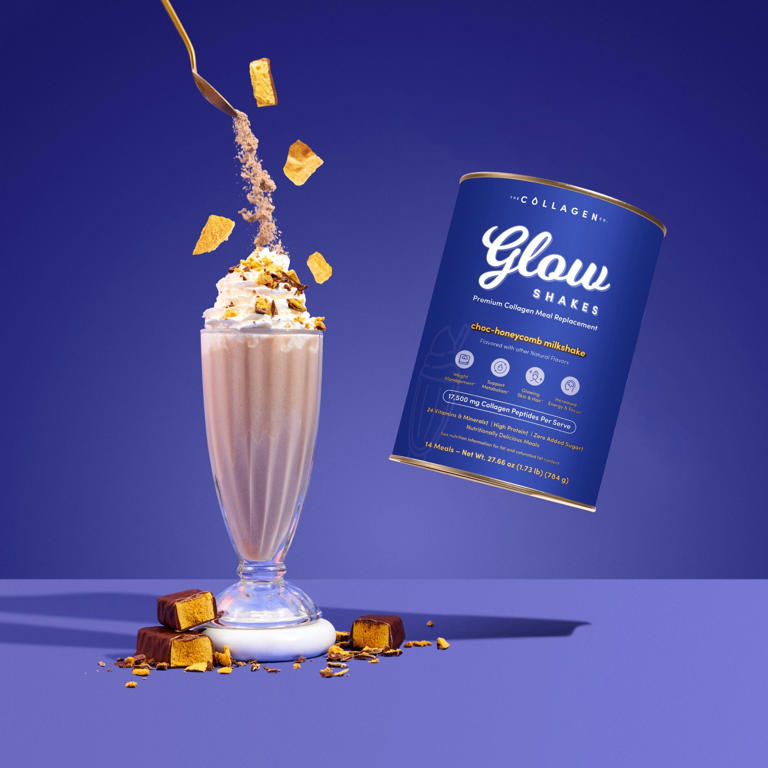 How to make a salted caramel milkshake with this collagen powder