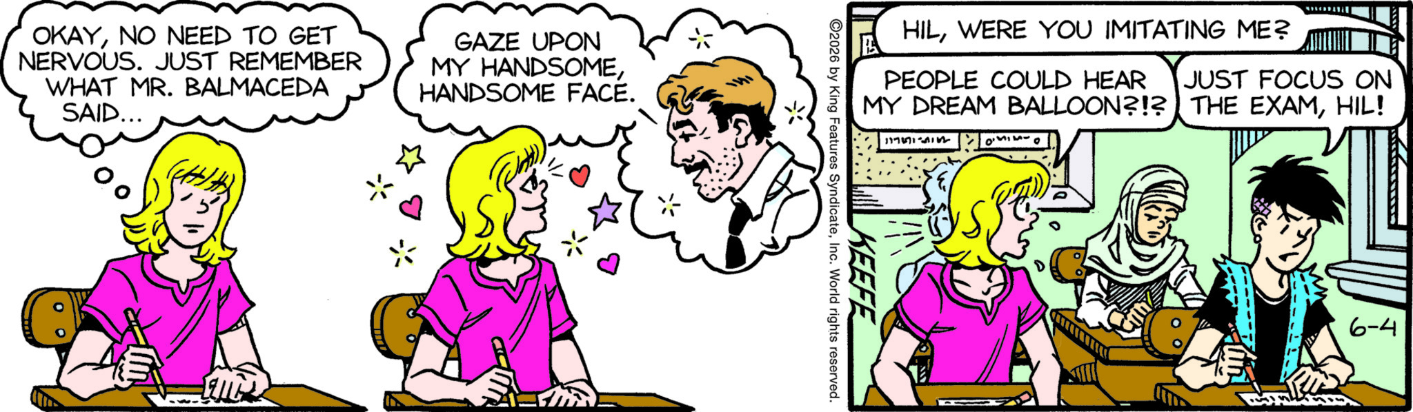 Sally Forth by Francesco Marciuliano; drawn by Jim Keefe