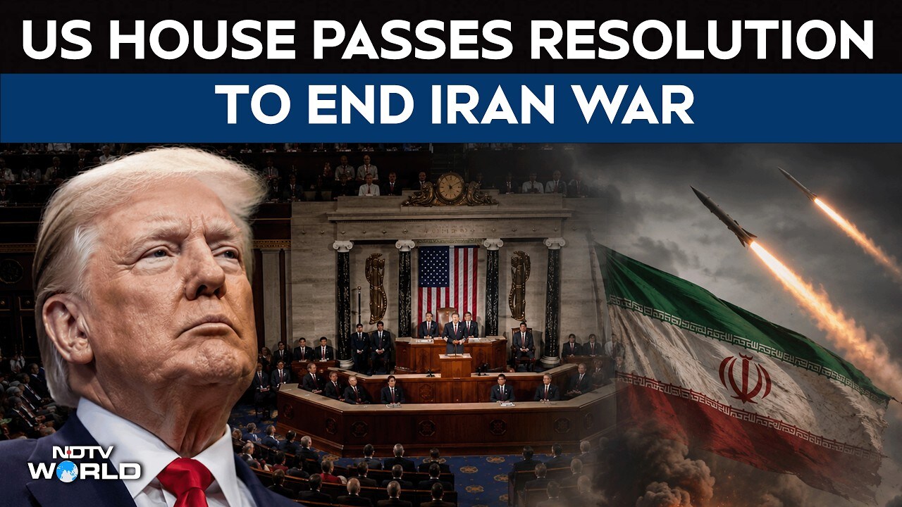 US Iran war | "Loud message to Trump": US House passes resolution to ...