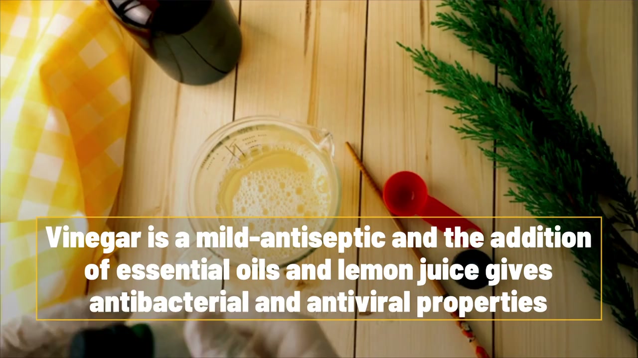 How to make a natural surface cleaner spray