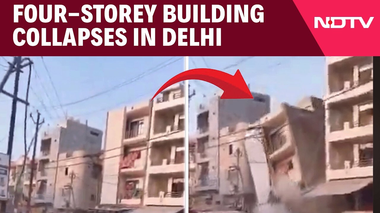 Delhi news | Four-storey building collapses in Delhi's Karawal Nagar ...