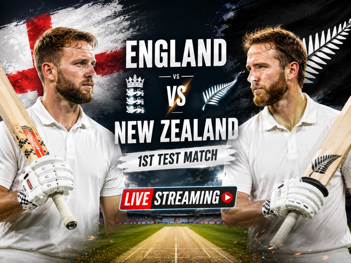 ENG vs NZ 1st test day 1 live streaming app: How to watch England vs ...