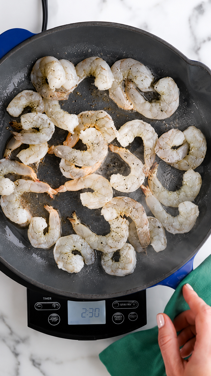 Quick sweet and sour shrimp recipe for busy evenings
