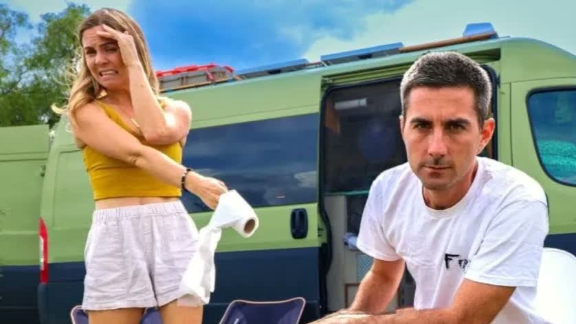 Wait… that's your toilet? - Van life got awkward fast
