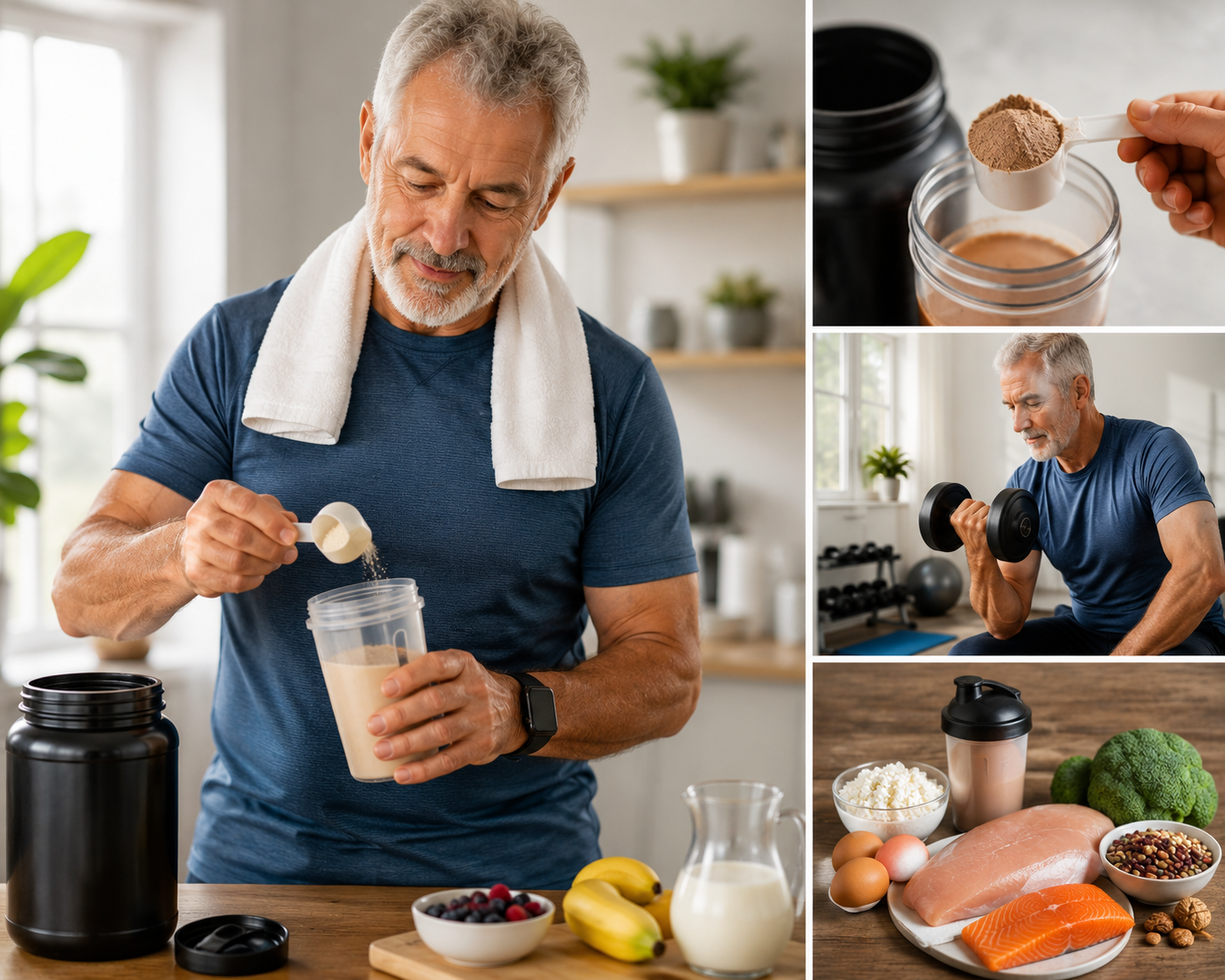 Come usare integratori proteici correttamente over 65