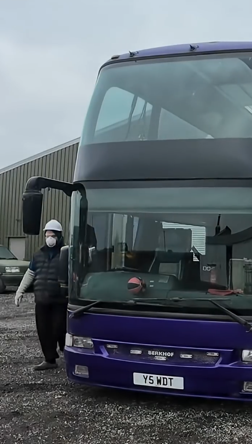 Safety first bus conversion and PPE moment
