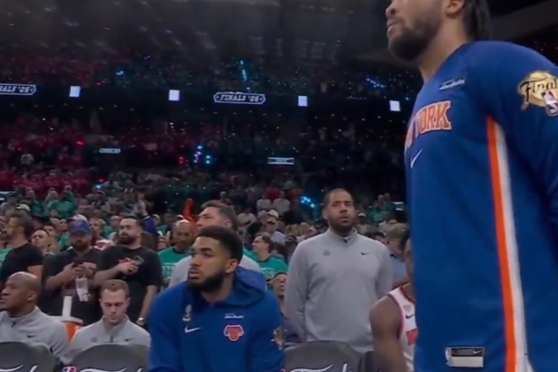 Spurs troll Knicks with meme music during NBA Finals intros