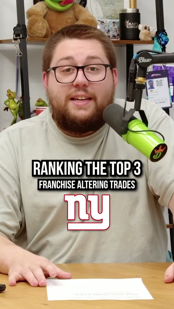 Ranking Giants franchise-altering trades! #nfl #football #nygiants #trade