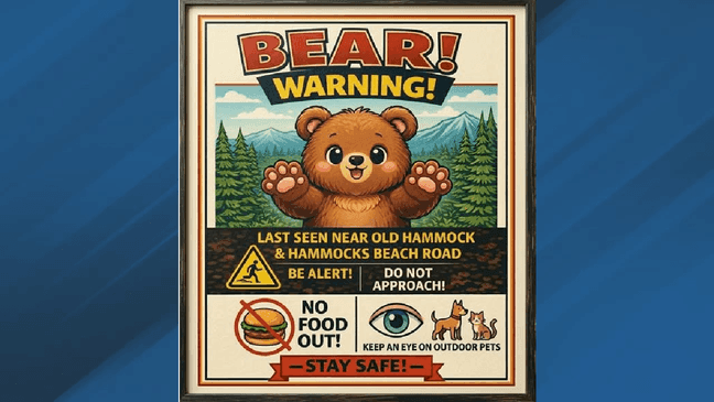 Swansboro police track a moving bear, telling residents: don’t approach ...
