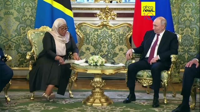 Tanzania's president visits Russia amid frayed ties with the West