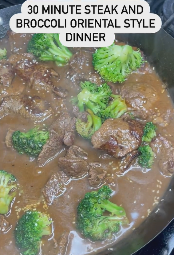 30-minute oriental-style dinner with quick stir-fry flavors