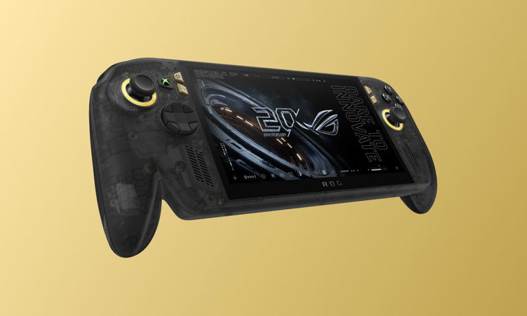 Asus ROG Ally X gets a special makeover with an OLED panel and gold ...