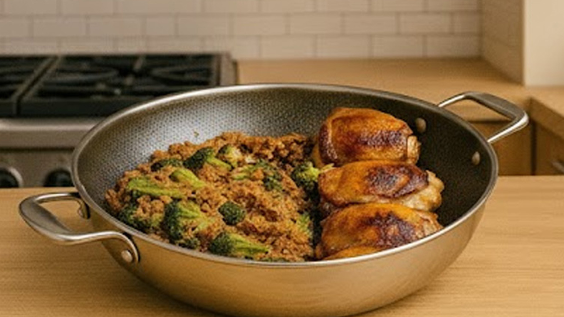How to make ground beef and broccoli skillet