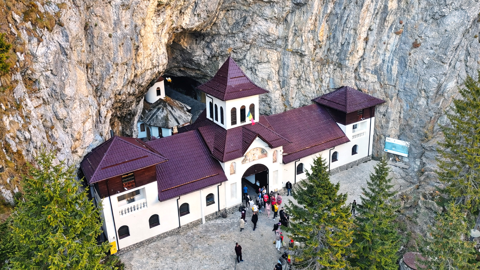 A sacred monastery hidden inside Romania’s mountain cave