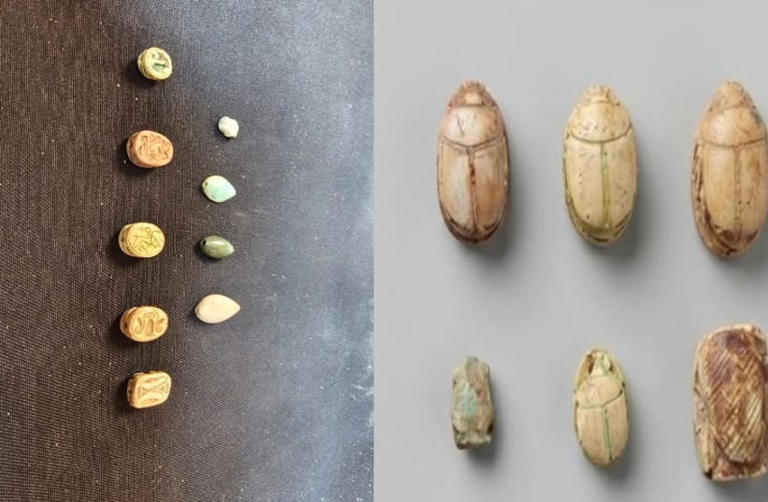 First near-complete ancient Egyptian funerary set discovered at ...