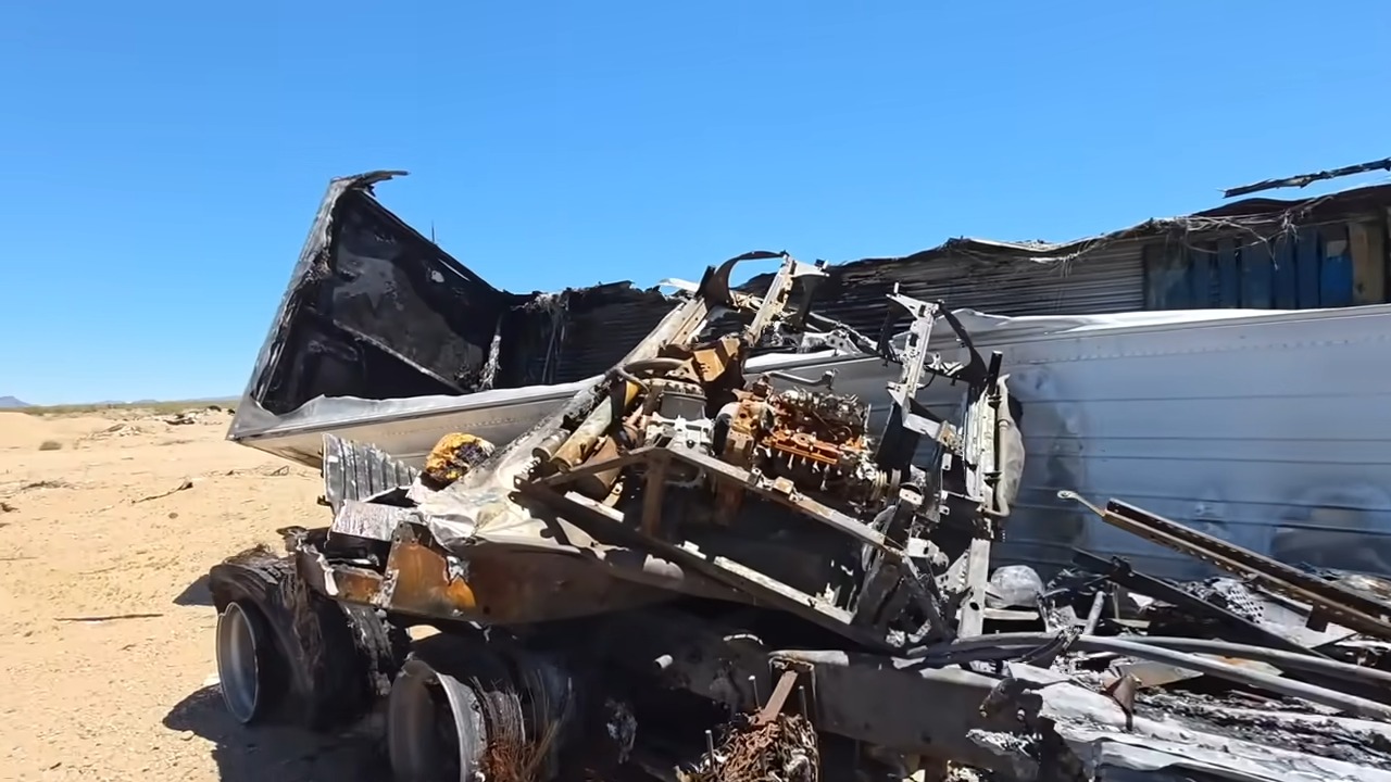 He found a burned desert dump - "Hopefully there won’t be a human body ...
