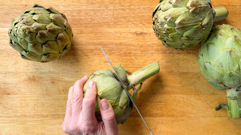 Sicilian-style stuffed artichokes recipe