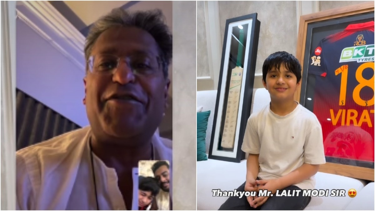 Lalit Modi promises Virat Kohli signed bat to boy upset after missing ...