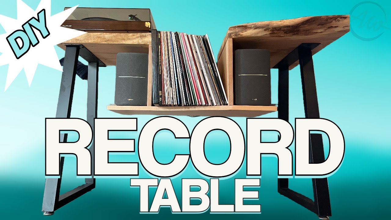 How to build a modern record player stand