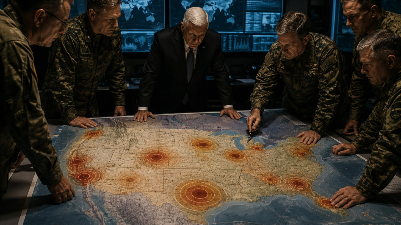 Nuclear strike map 2026: The 15 US cities hit in first hour