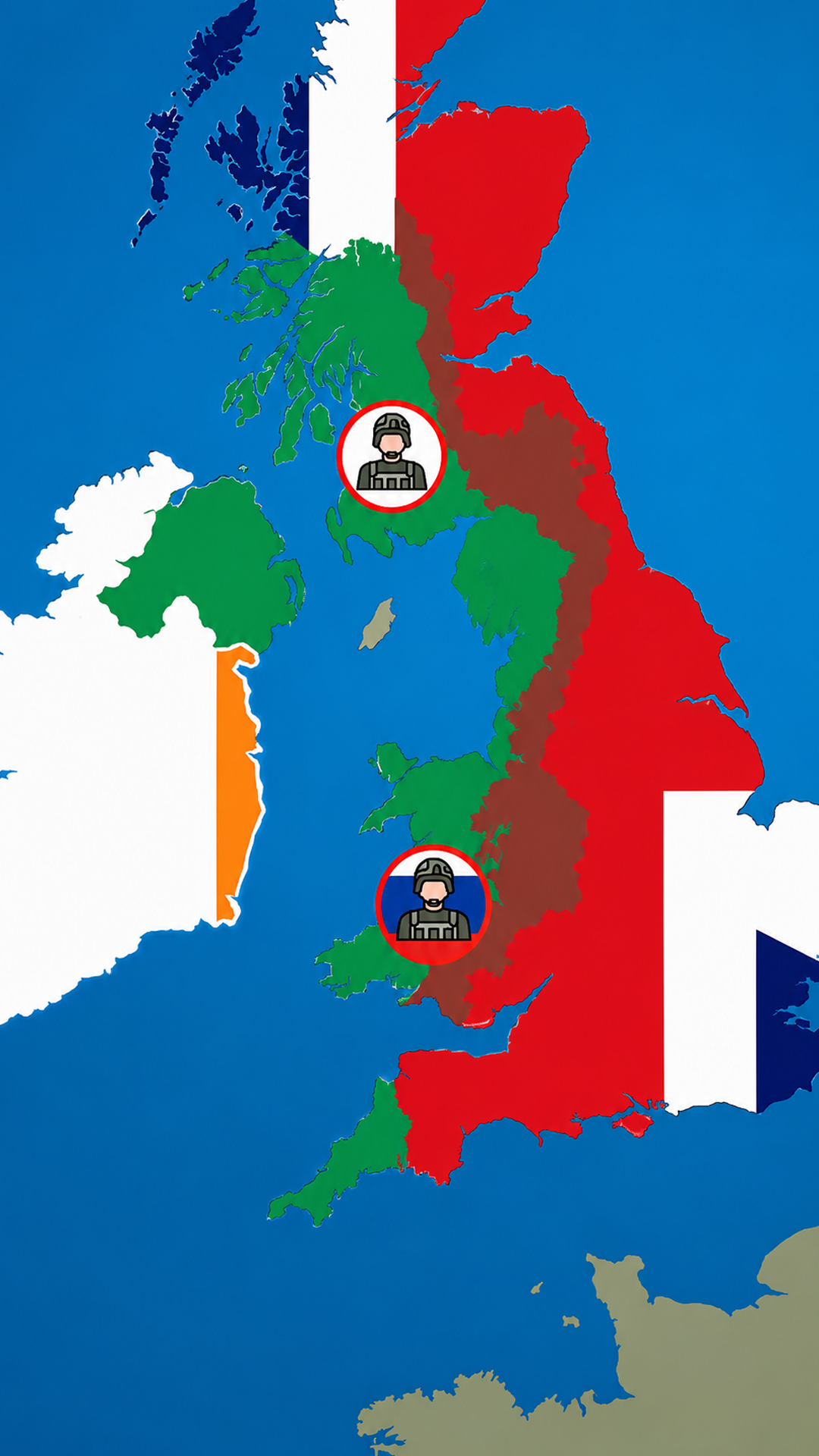 ¿Qué pasaría si Irlanda conquistara todos los países?