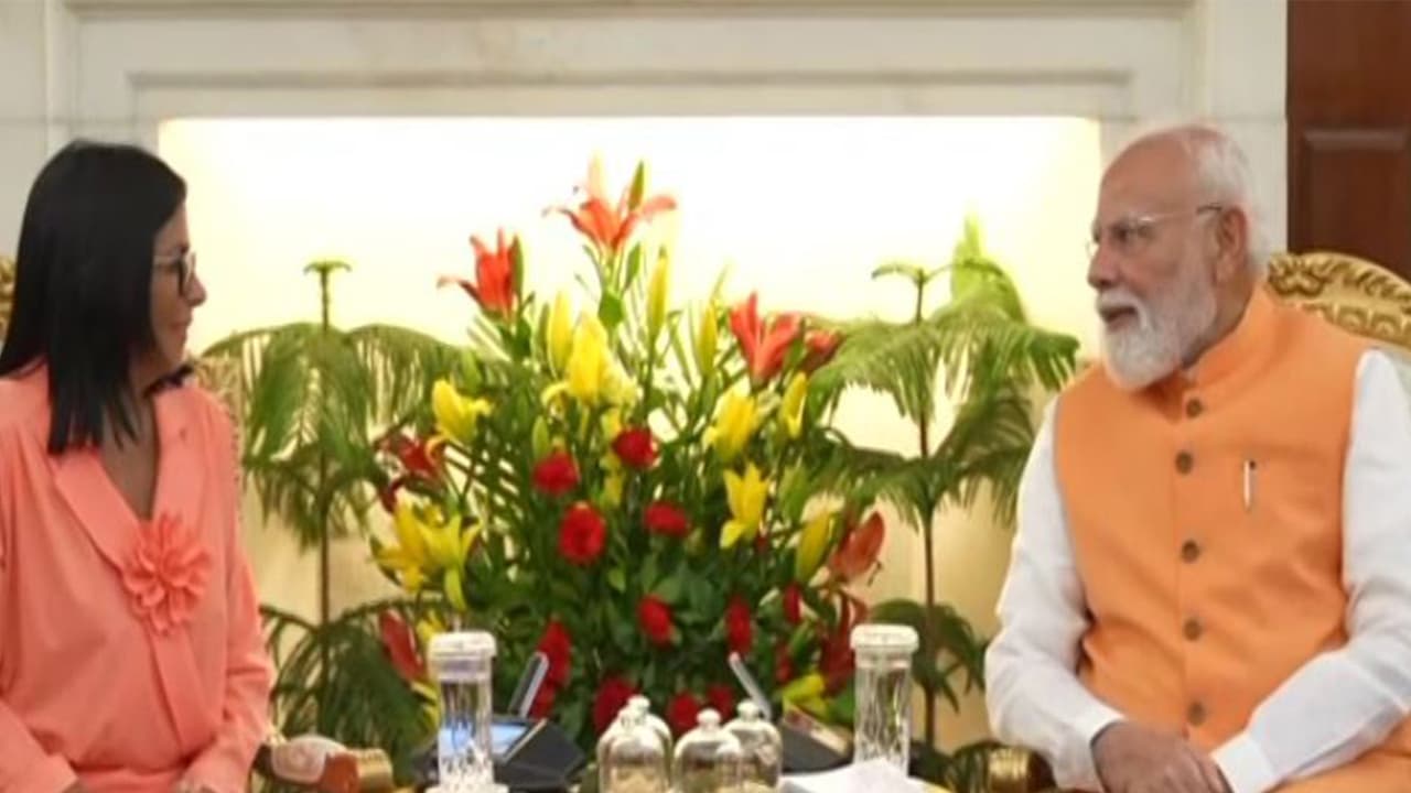 PM Modi, Venezuela's acting president Delcy Rodriguez hold talks in Delhi