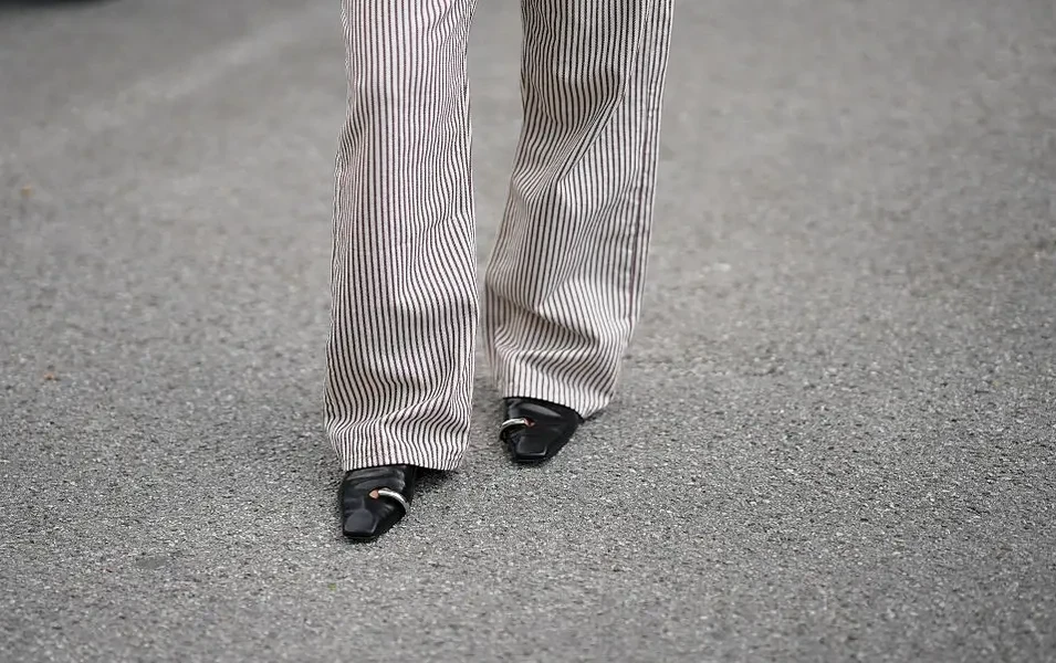 Colourful striped trousers emerge as summer's denim alternative