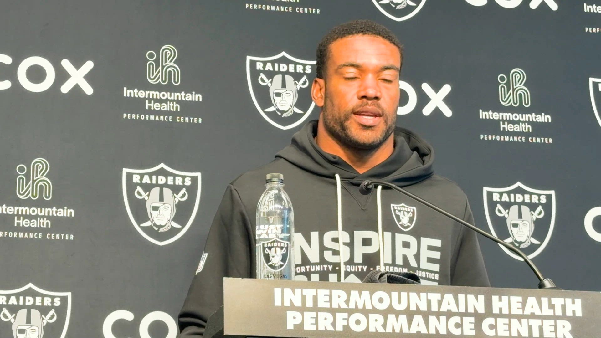 Las Vegas Raiders Safety Jeremy Chinn Presser Player-Led Defense