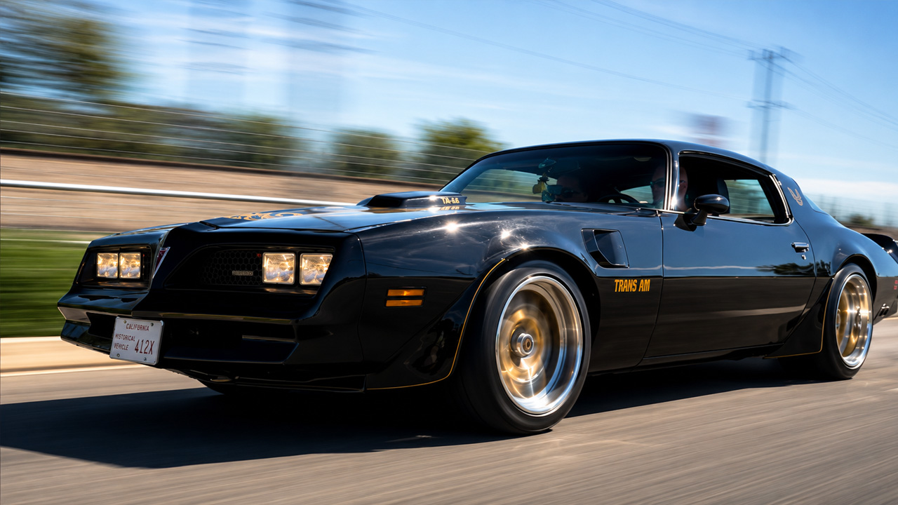 This 800HP supercharged 1977 Trans Am delivers violent speed