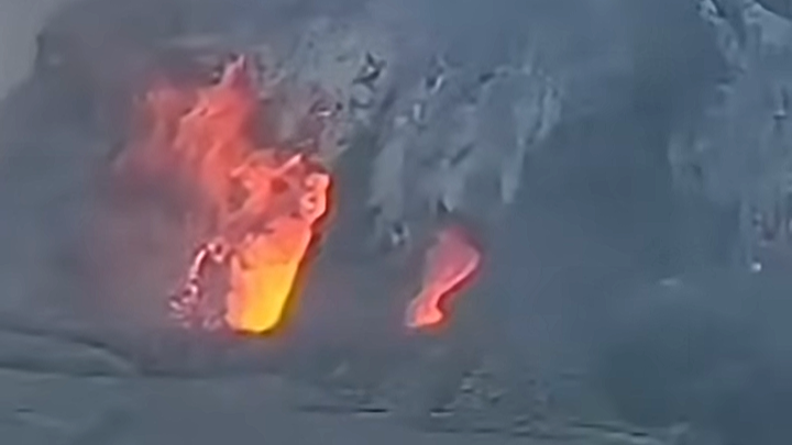 Watch a volcano erupt for the first time in 12,000 years