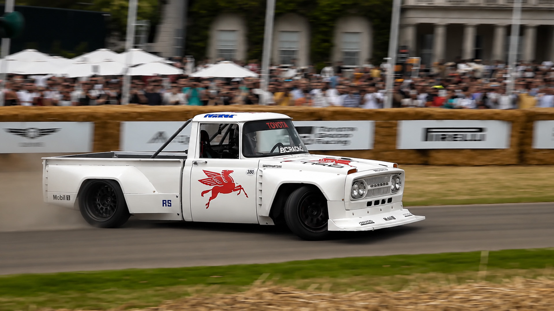Classic Toyota Truck Insane Drift On Circuit Festival