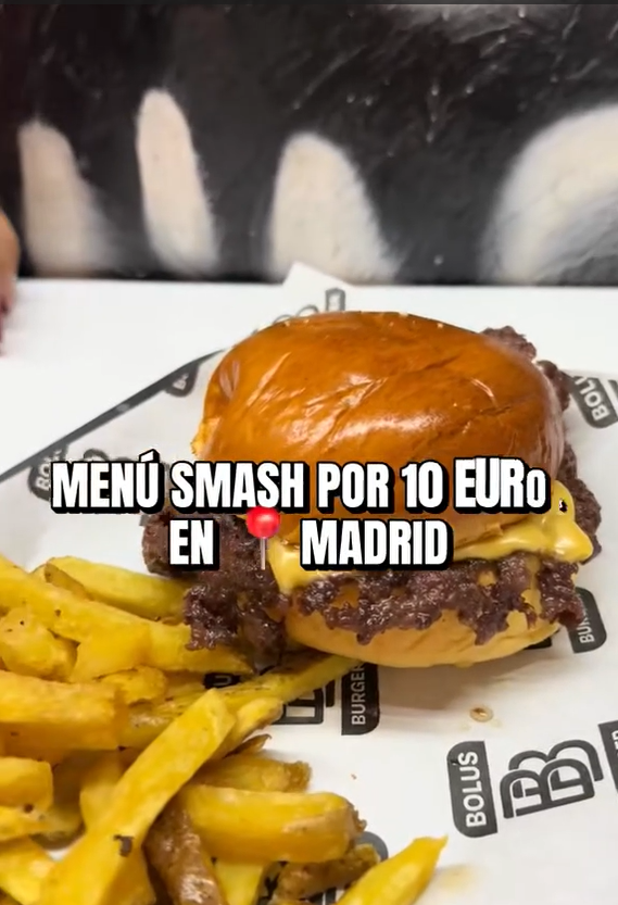 Menú de Smash Burger en Gran Vía Madrid: Experiencia en Bolus Burger ...