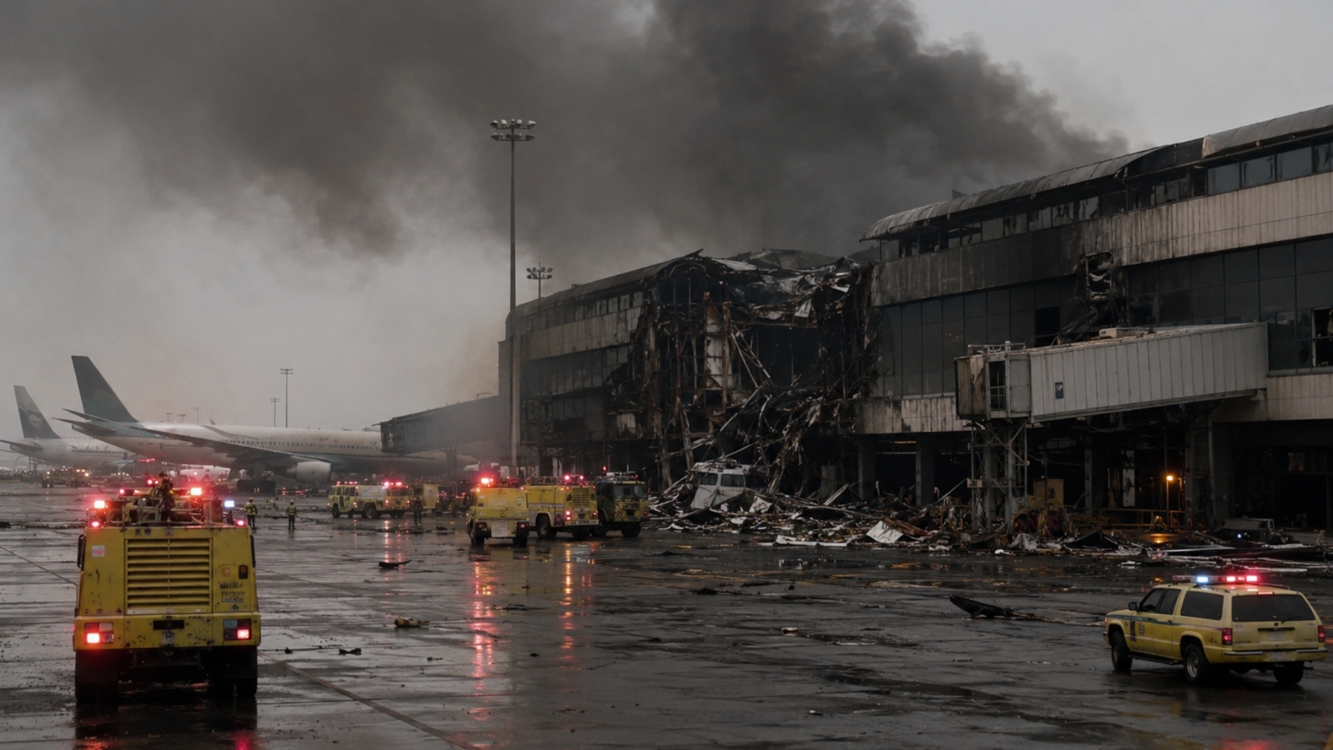 Kuwait suspends flights after Iranian strike hits airport