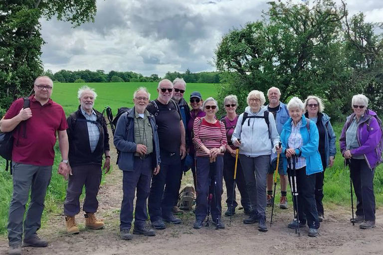 Claremont Rambling Club enjoyed a trip to the Borders