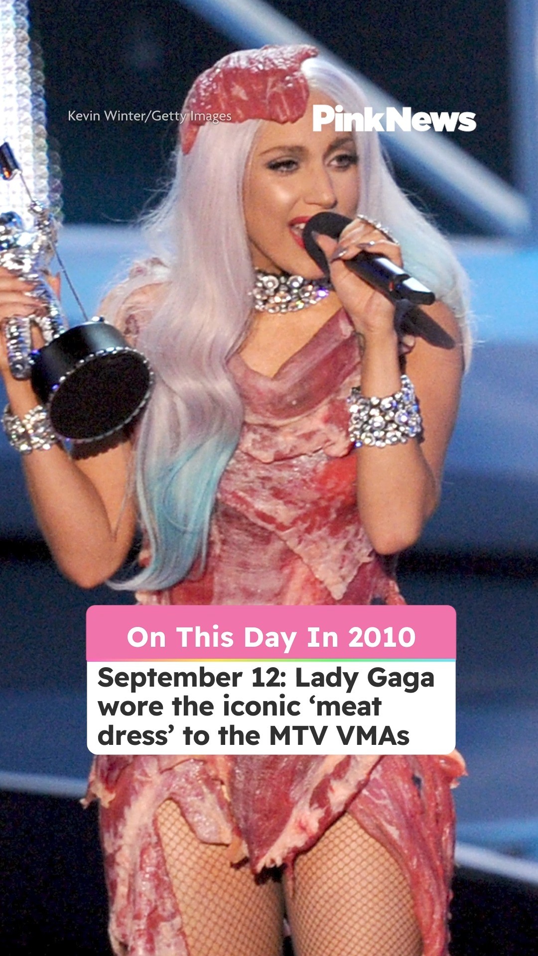 Lady Gaga's iconic meat dress: A bold LGBTQ+ rights statement 13 years ...