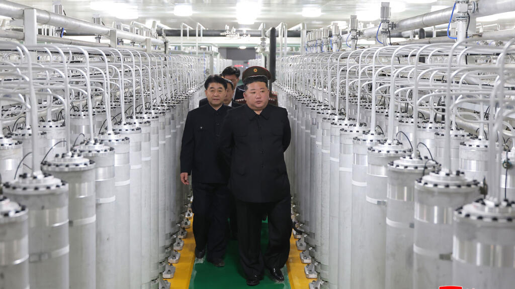 North Korea unveils nuclear fuel plant as Kim vows 'exponential' boost ...