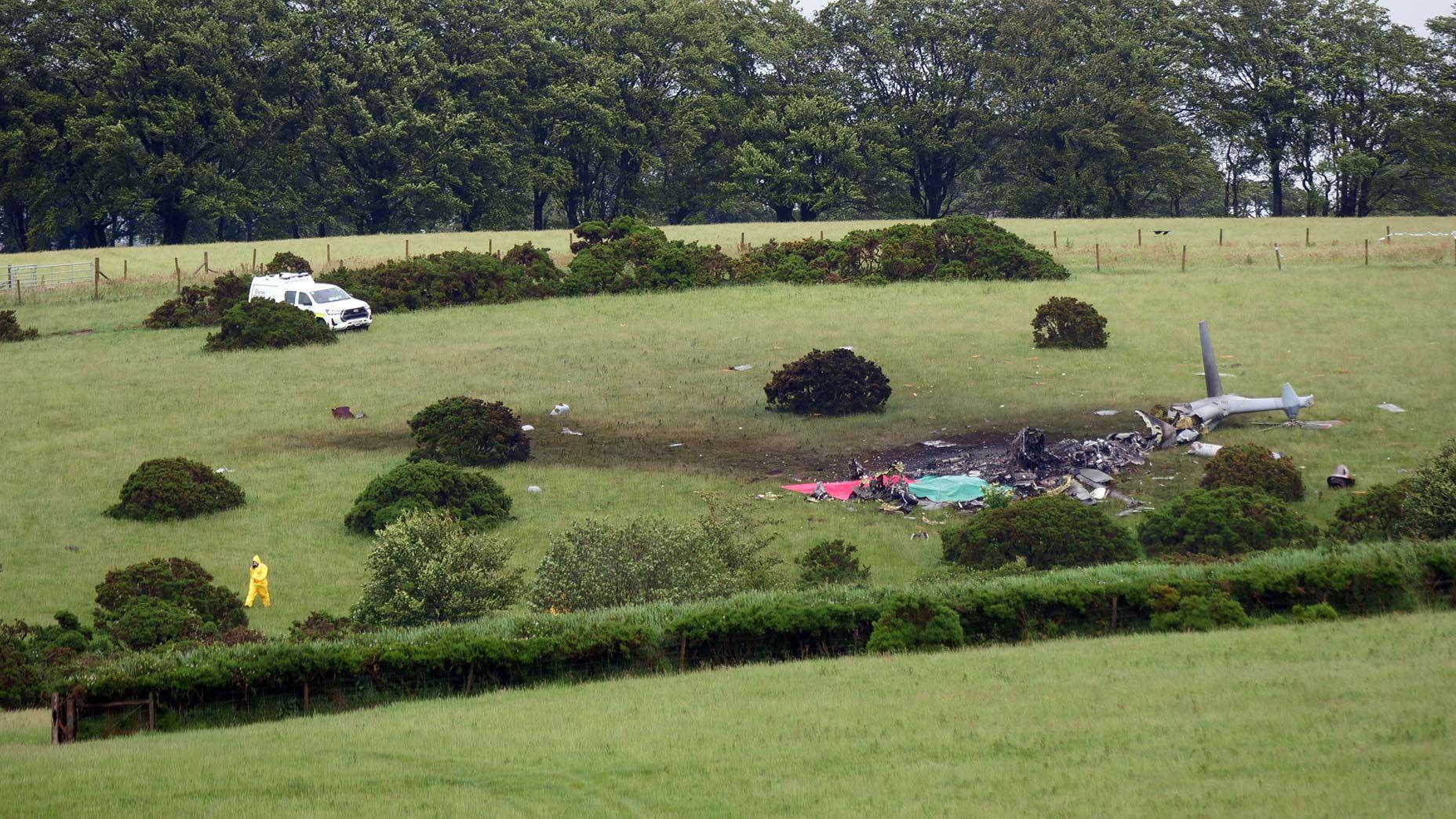 Royal Navy helicopter crash investigations continue
