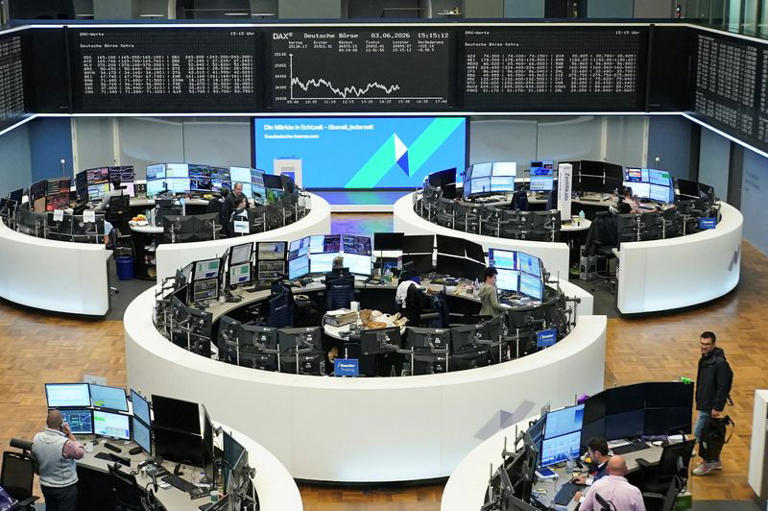 European shares steady, investors eye latest Mideast developments