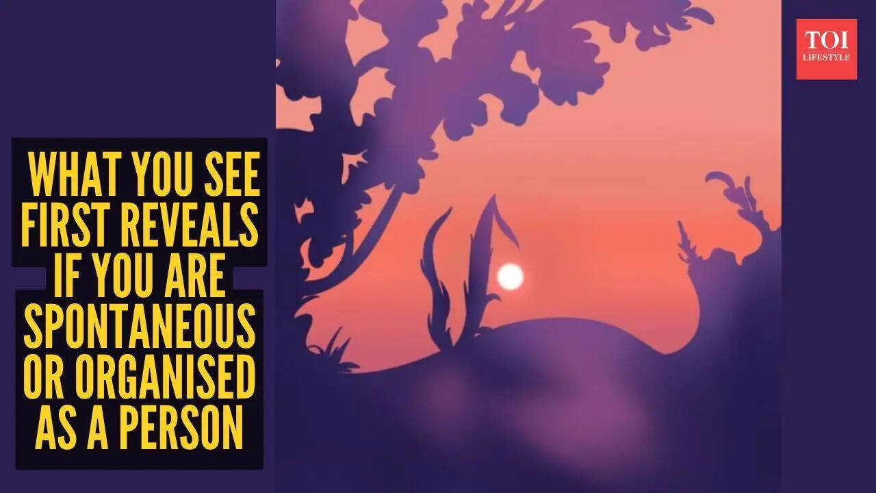 Optical illusion personality test: Trees or face? What you see first ...