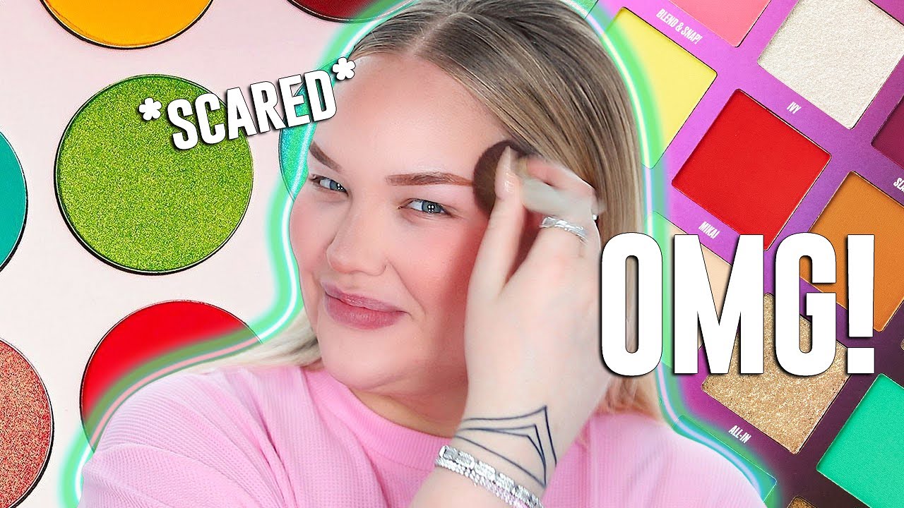 Doing my makeup using only eyeshadows!