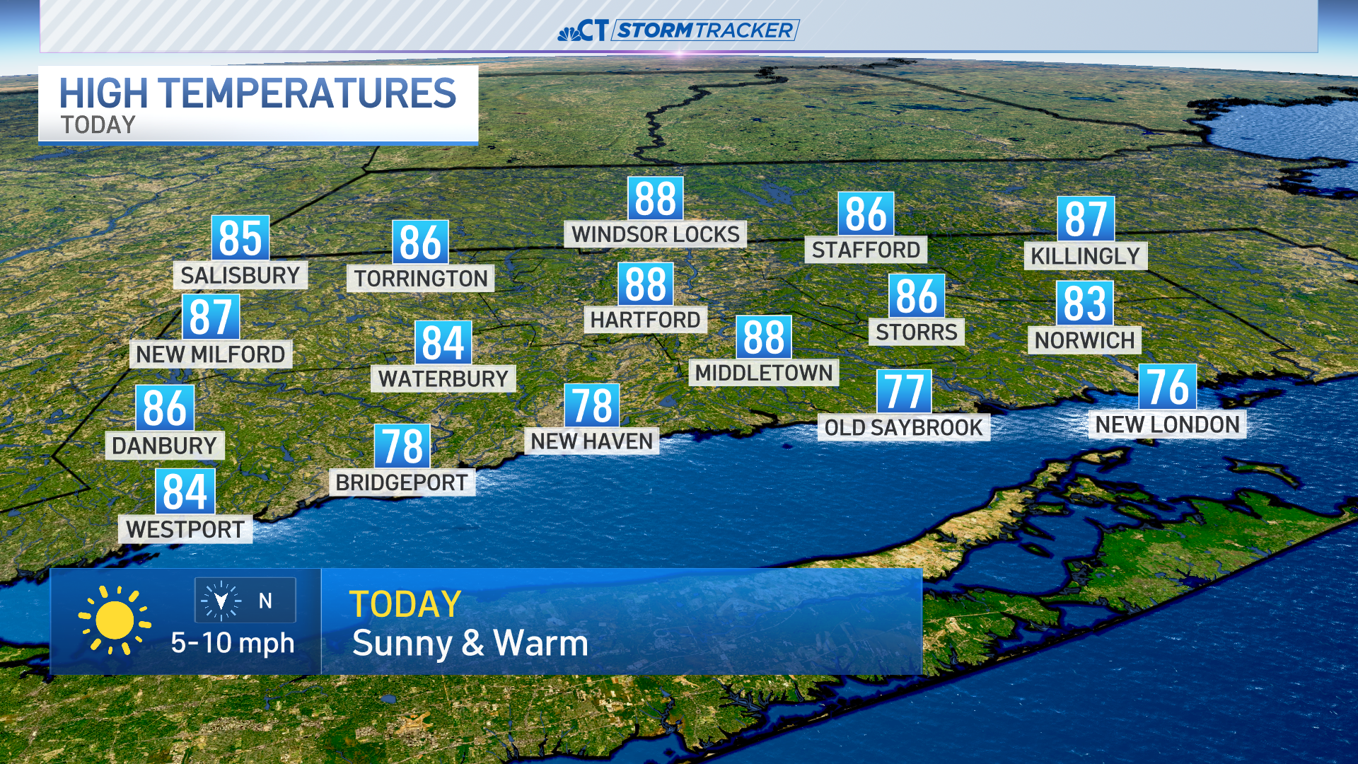 Sunshine and warm temps continue for Thursday
